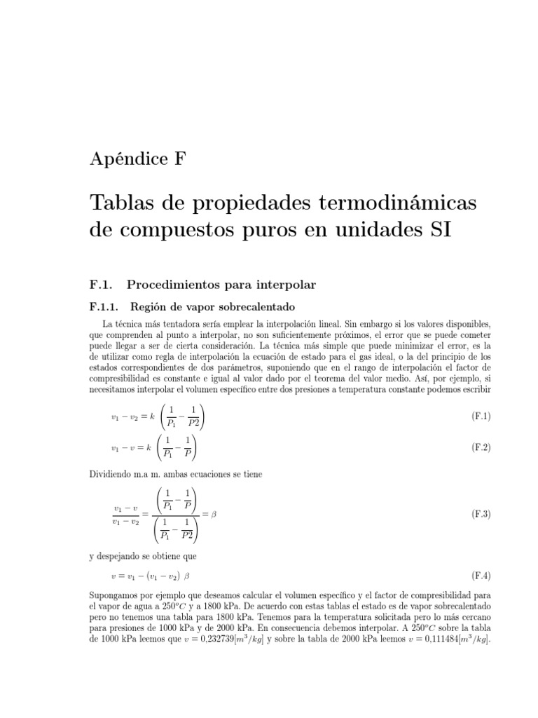 Tablas Prop Comp Puros | PDF | Temperatura | Mecánica estadística