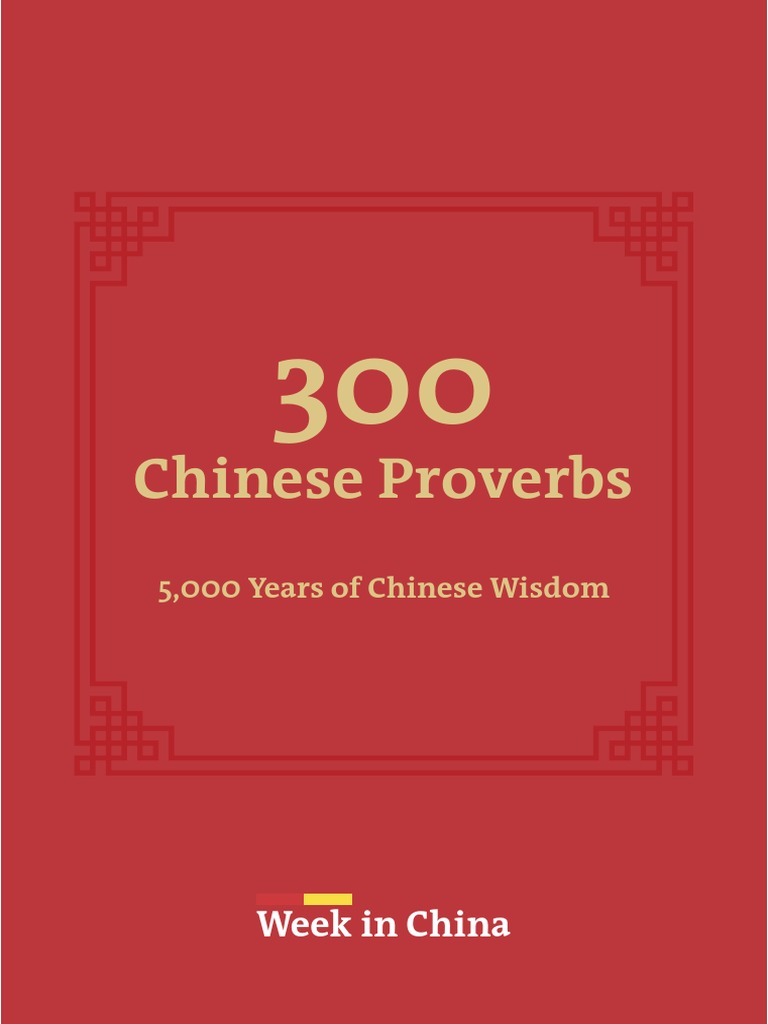 Chinese Proverbs 5000 Years of Chinese | PDF | Proverb