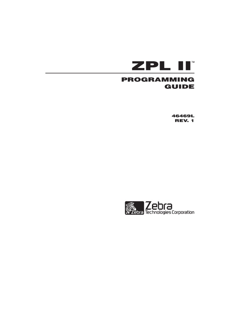 Zebra Programming Guide | PDF | Electromagnetic Interference | File Format