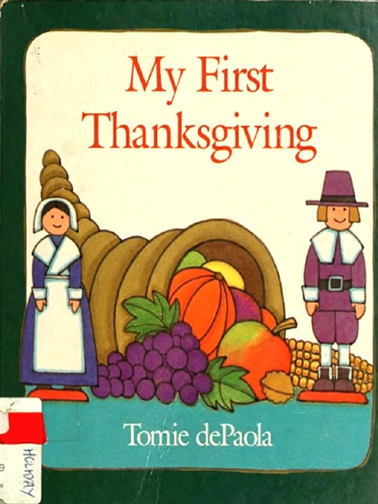 My First Thanksgiving by Tomie DePaola | PDF