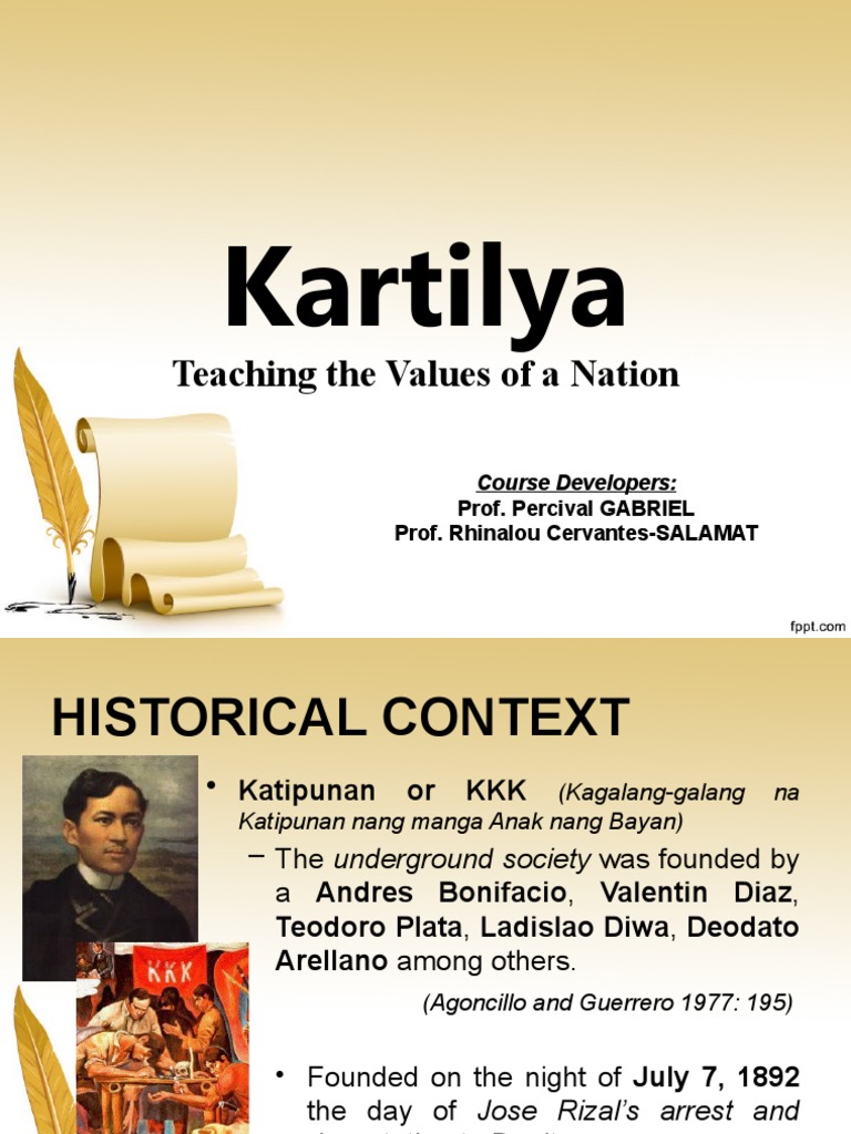 Module 8.1 Kartilya NG Katipunan | PDF | Philippines