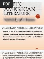 Latin American Literature | PDF | Latin American Literature