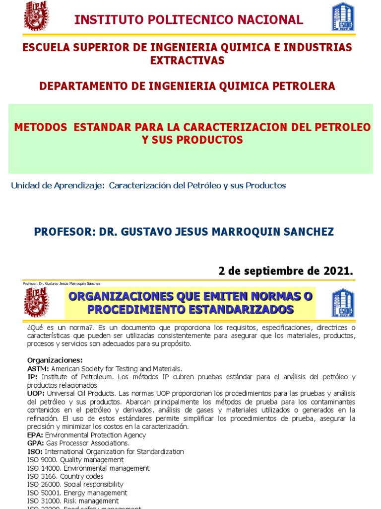CPP. Metodos ASTM, 2-Sep-2021 | PDF | Petróleo | Organización internacional para la estandarización