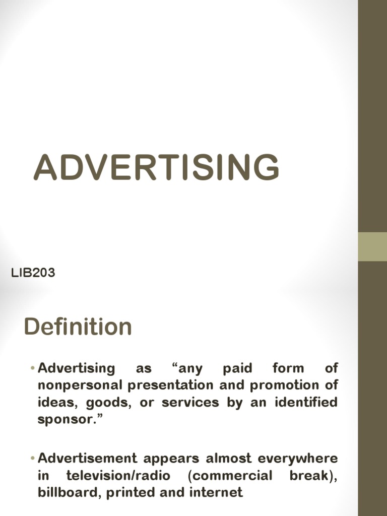 Chapter 6 Advertising | PDF | Advertising | Behavior