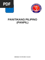 ANG PANITIKANG FILIPINO Module | PDF