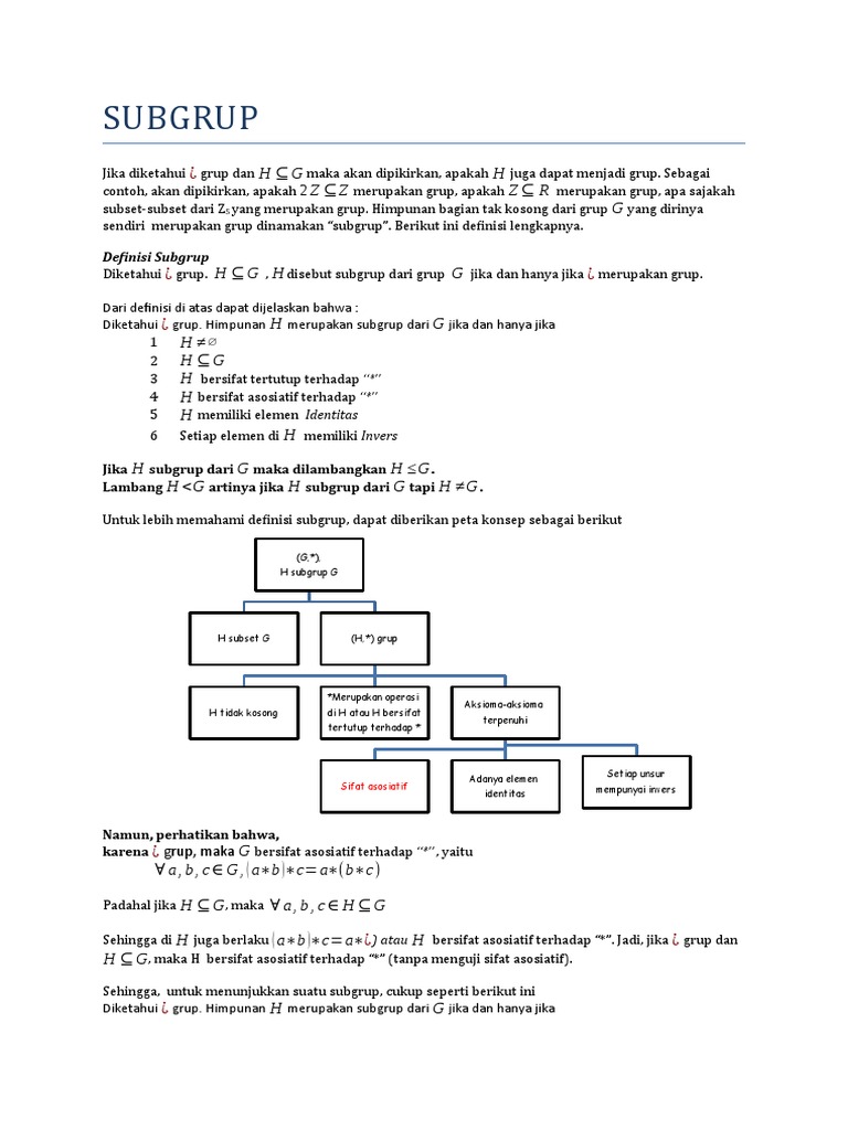 SUBGRUP | PDF