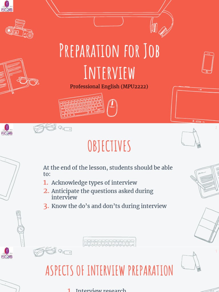 CHAPTER 5 Preparation Interview | PDF | Interview | Communication