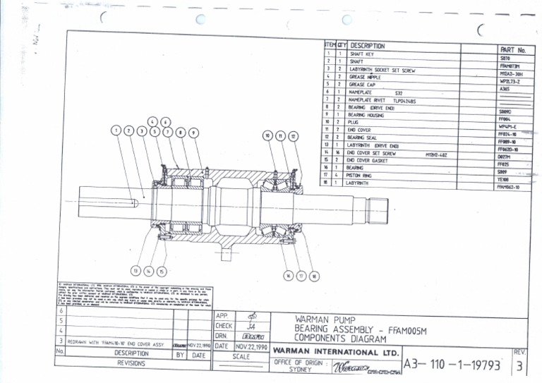 Bearing Assembly - Ffam005m | PDF