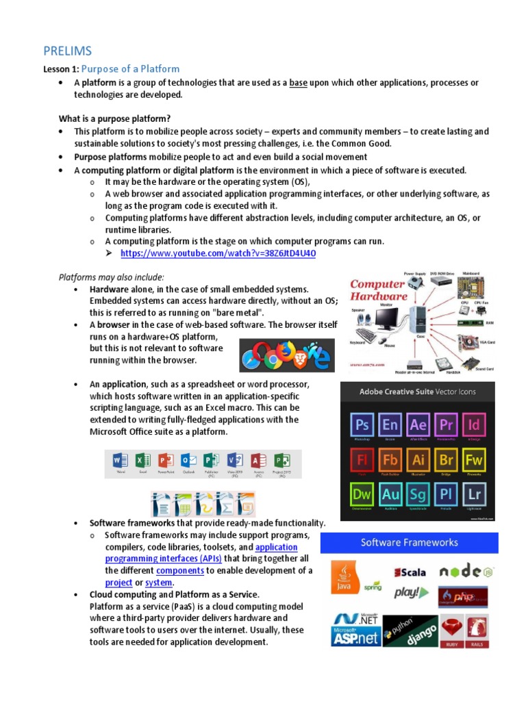 Understanding Computing Platforms: A Comprehensive Overview of Platform ...