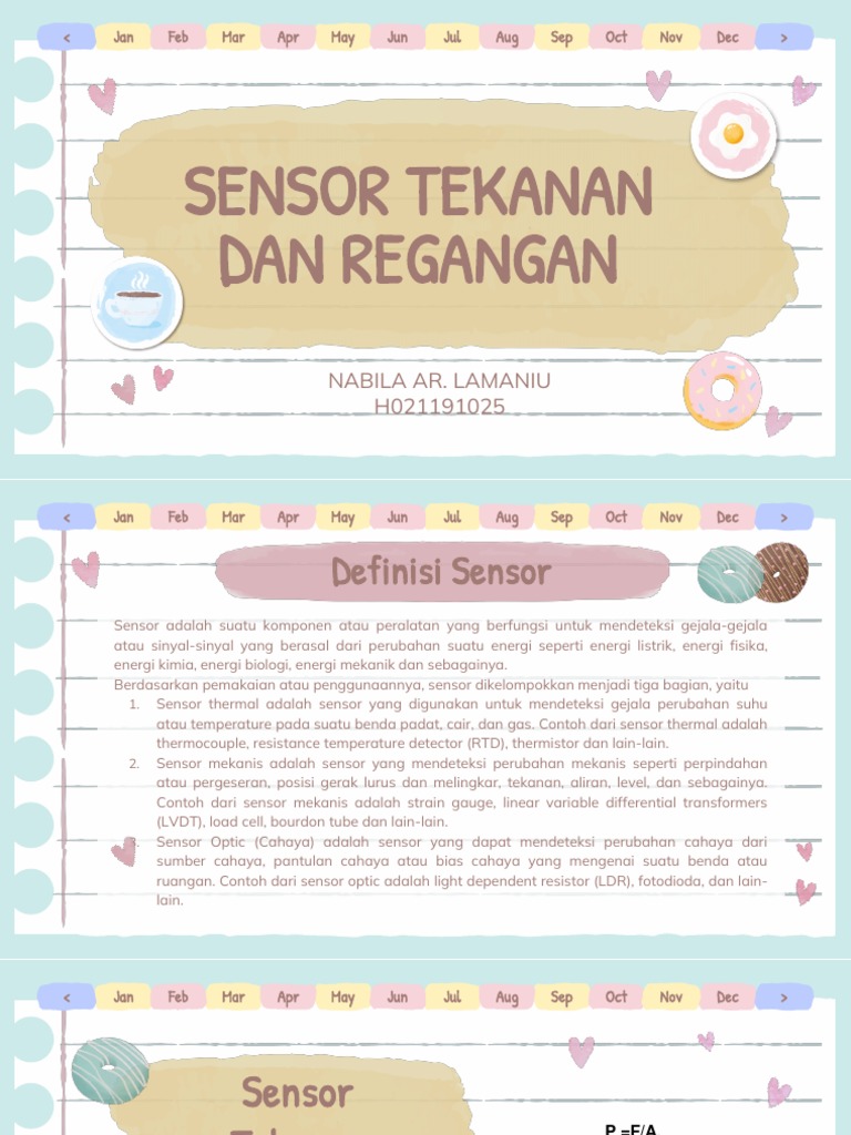 Sensor Regangan dan Tekanan: Penjelasan | PDF