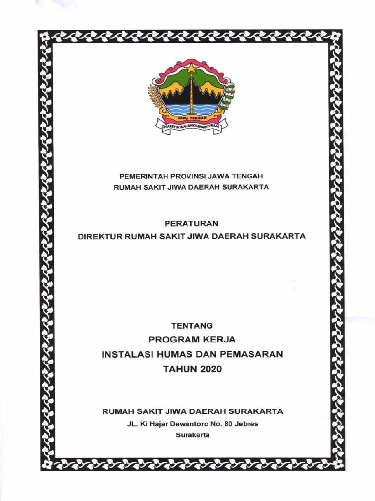 Program Kerja Humas 2020 Dikompresi | PDF