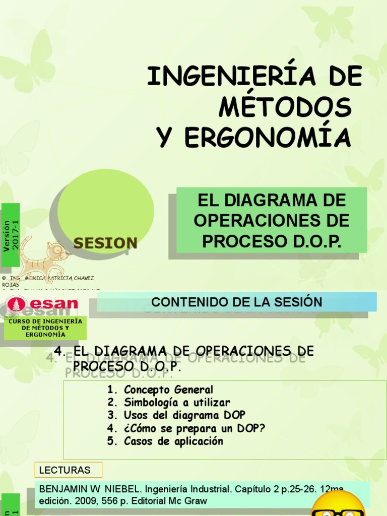 Sesión 4 DIAGRAMA DE OPERACIONES DE PROCESO DOP | PDF | Factores ...