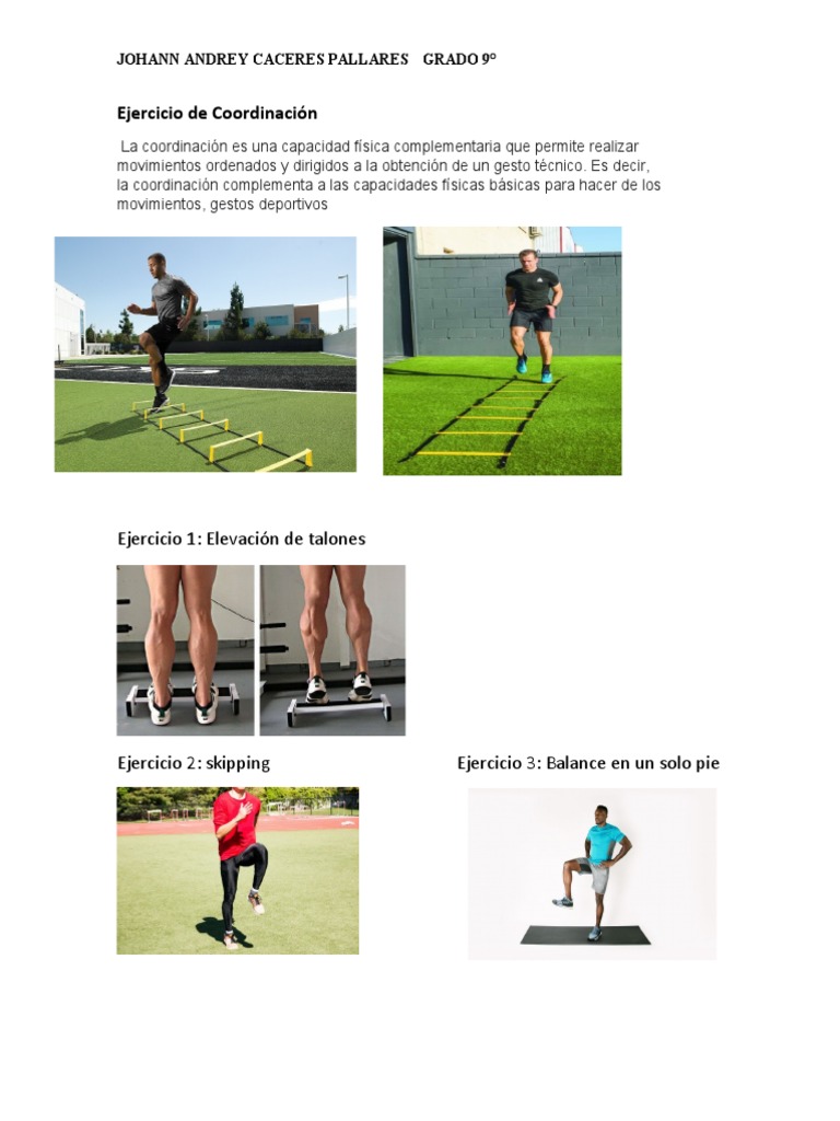 Ejercicio de Coordinación | PDF