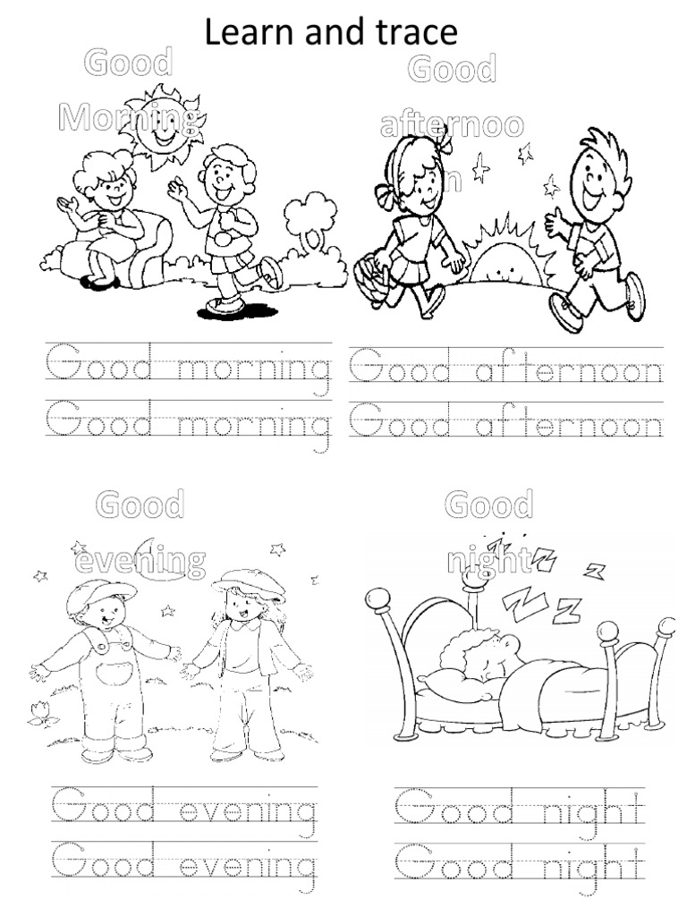 Good Morning Good Afternoo N: Xwcavs | PDF
