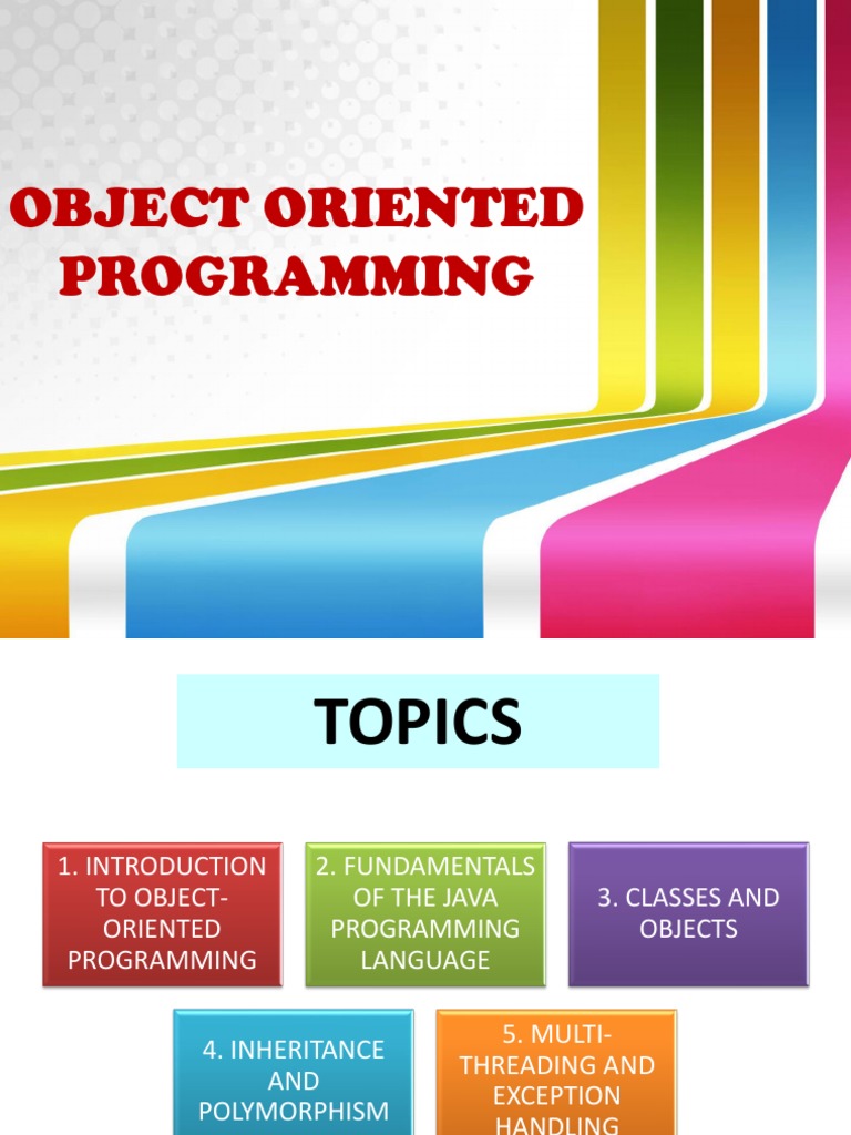 Topik 1 | PDF | Object Oriented Programming | Computer Programming