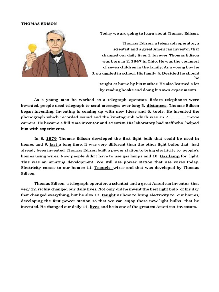 Thomas Edison | PDF