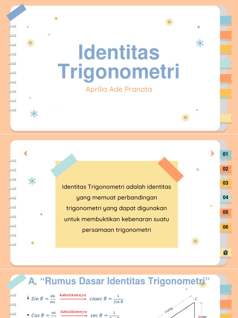 Identitas Trigonometri | PDF