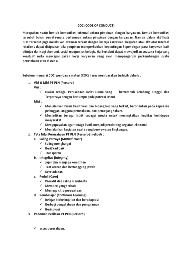 Pengertian Coc. | PDF