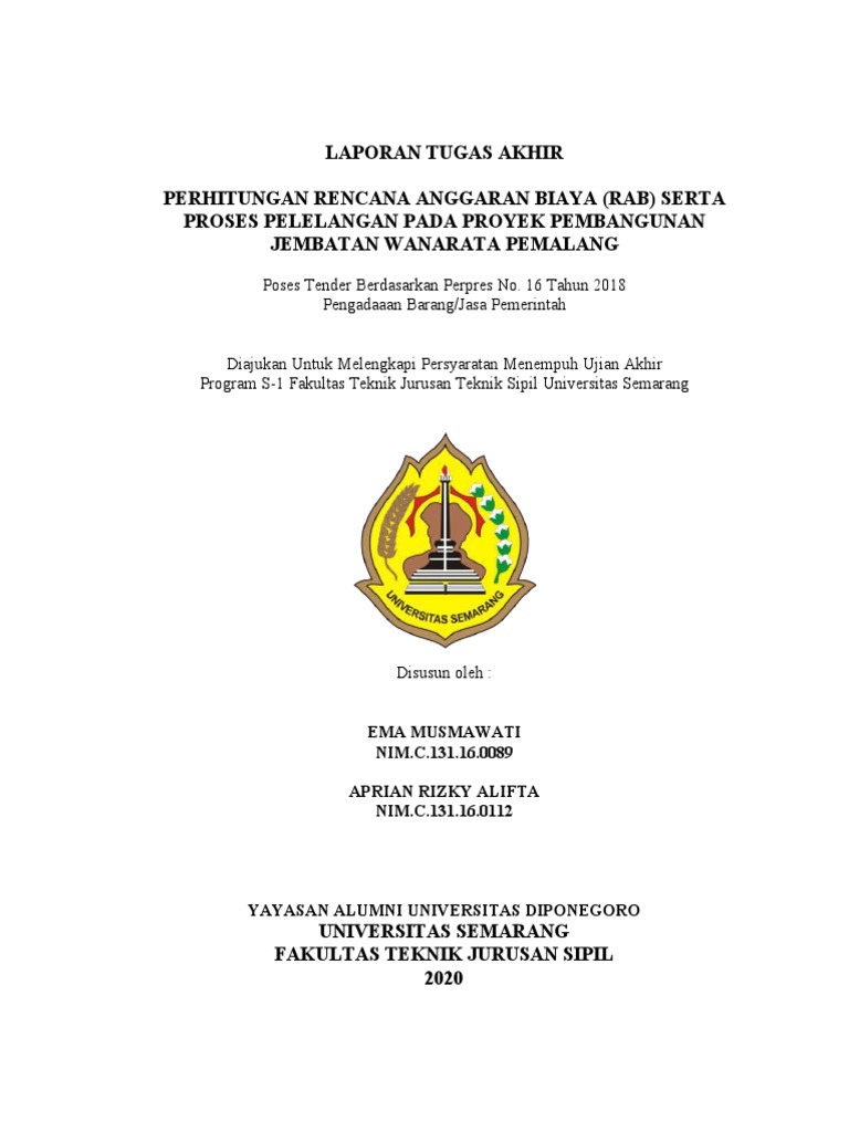 Contoh Laporan Rab | PDF