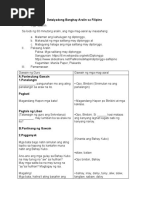 Diptonggo Filipino Lesson Plan | PDF