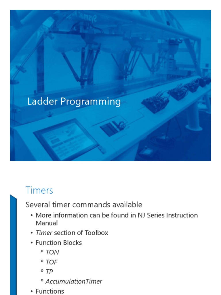 Ladder Programming | PDF | Data Type | Integer (Computer Science)