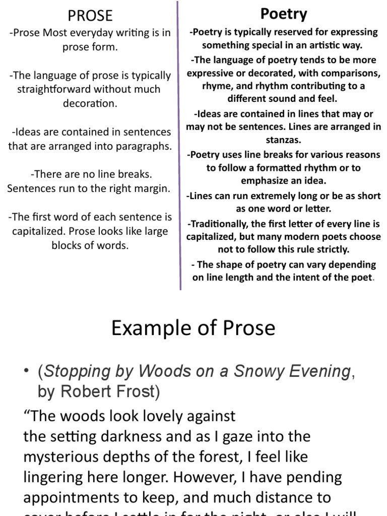 PROSE | PDF | Poetry