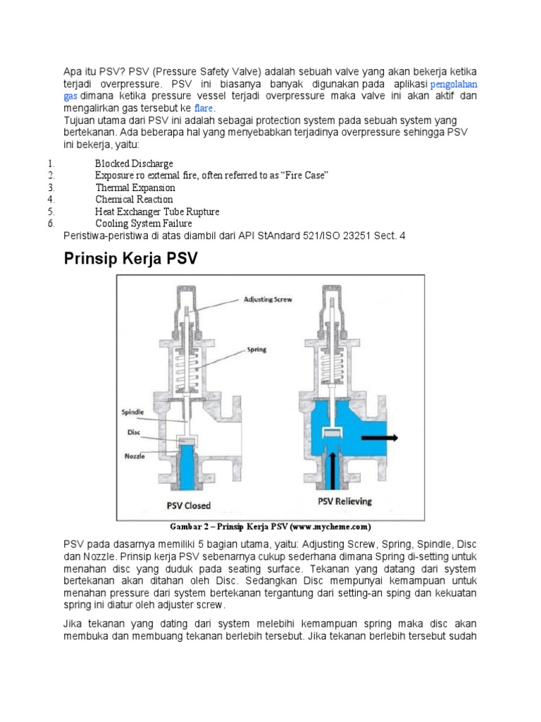 PSV Penjelasan | PDF | Teknologi & Rekayasa