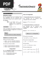 Algebra (Tema 10) Desigualdades e Intervalos | PDF | Desigualdad (Matemáticas) | Intervalo ...