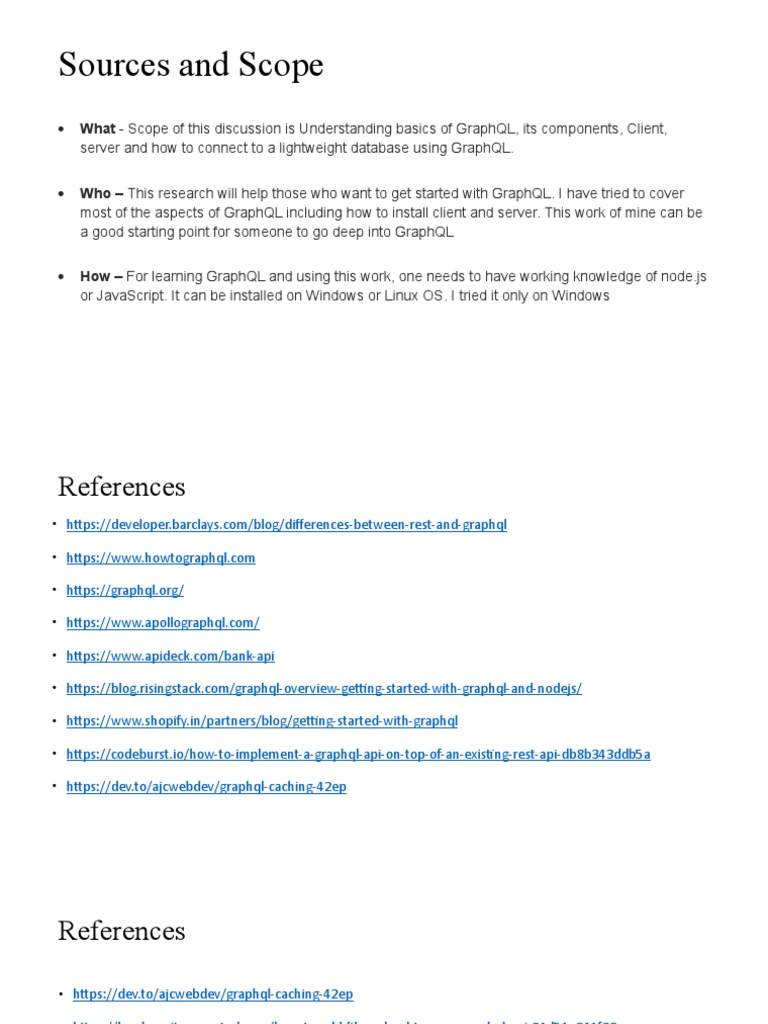 GraphQL Basics | PDF | Representational State Transfer | Databases