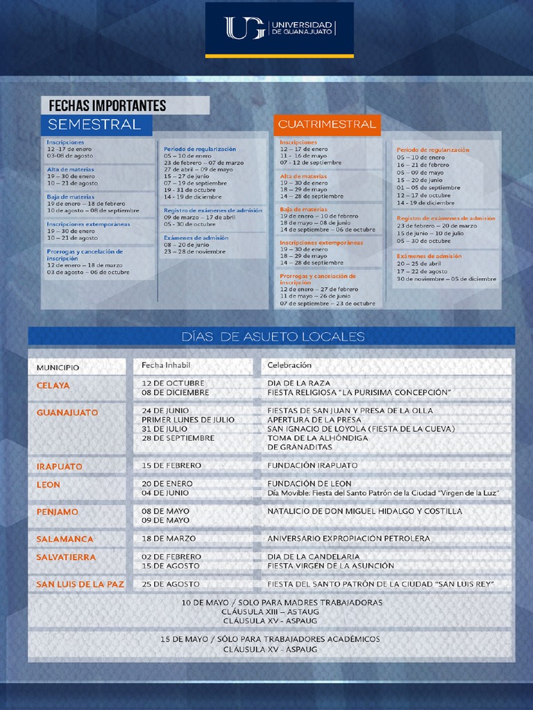 Calendario Ug 2015 | PDF