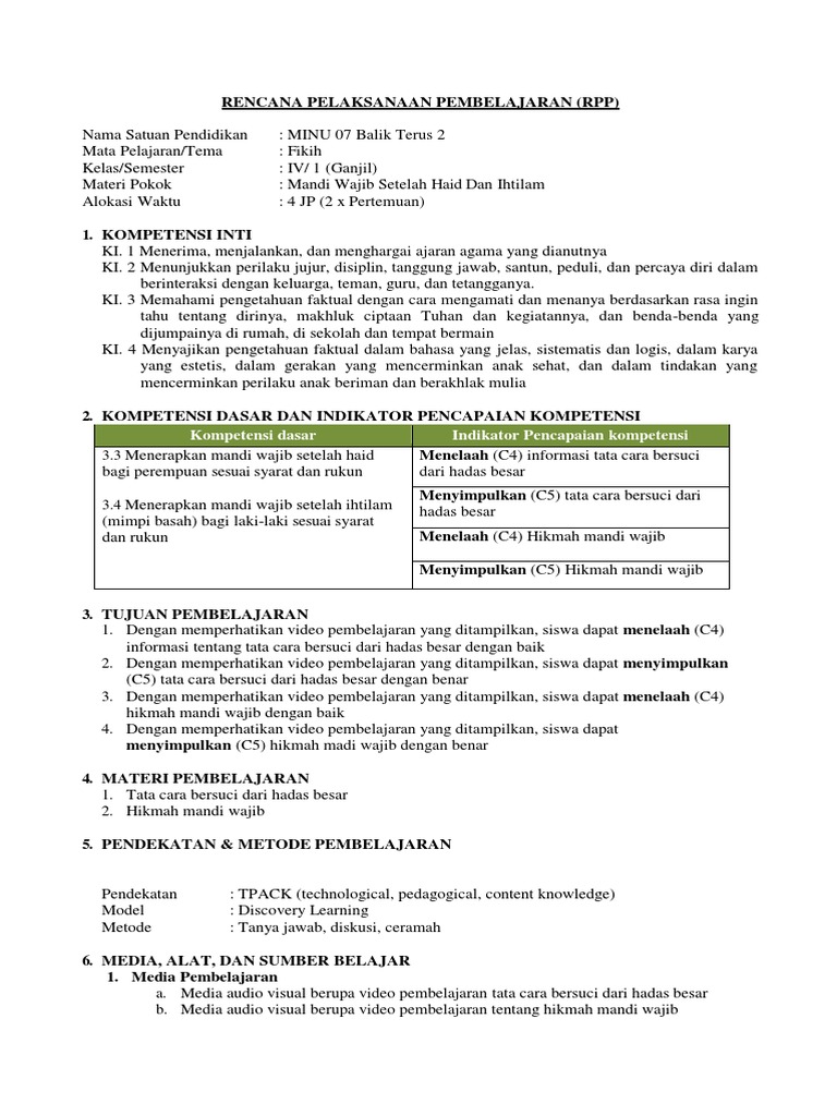 RPP 3 - Final REVISI-dikonversi | PDF