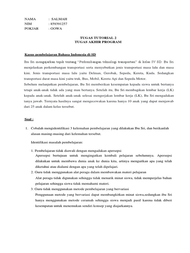 Tugas Tutorial 2 Tap | PDF