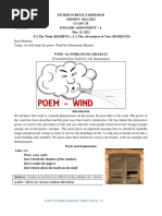 NCERT Book For Class 9 English Poem Wind | PDF
