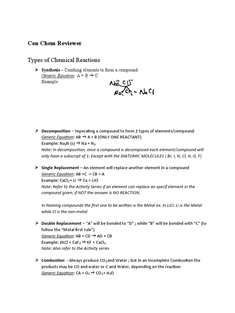 Con Chem Reviewer | PDF | Chemical Compounds | Mole (Unit)