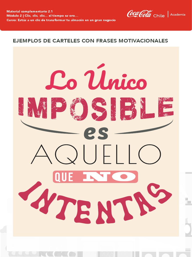 Ejemplos Carteles Con Frases Motivacionales | PDF | Crecimiento ...