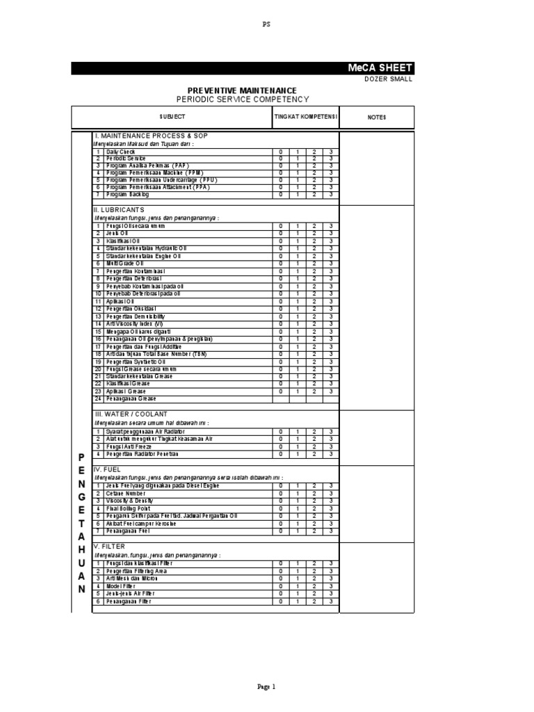 Meca Sheet Dozer Small Rev 00 | PDF