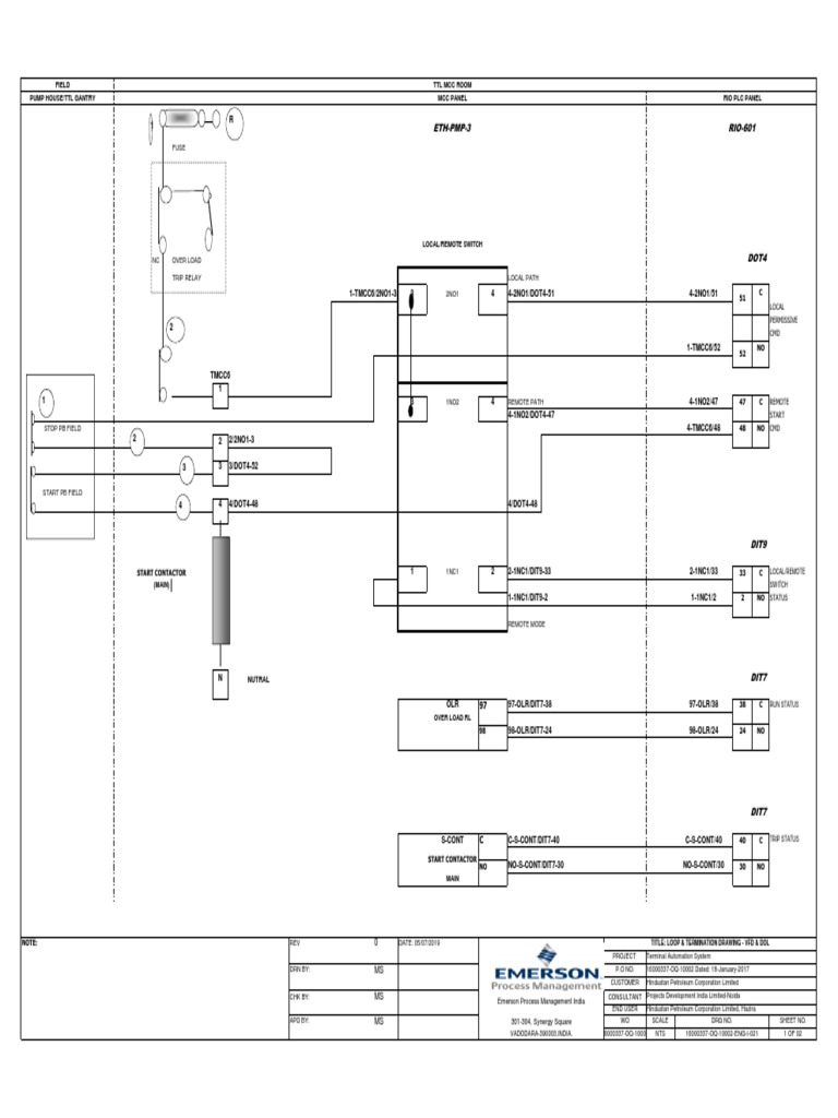 Eth PMP-3 & 4 - Dol Control Wiring | PDF | Electric Power | Computer ...