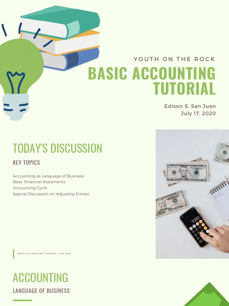 Basic Accounting - Part 1 | PDF