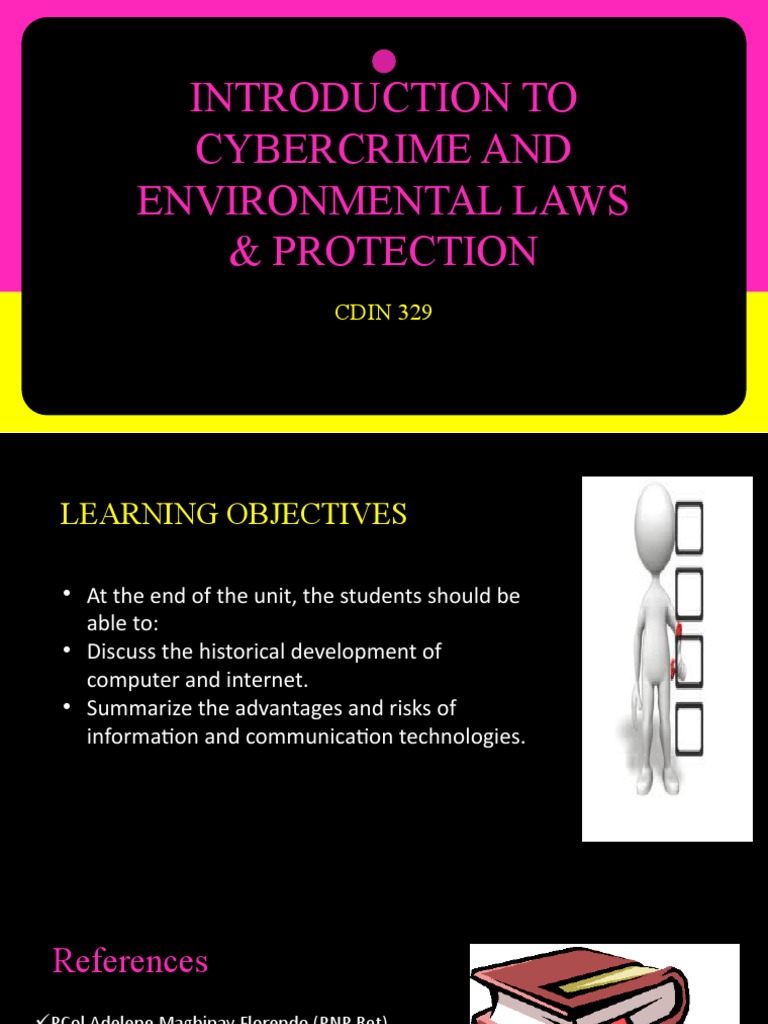 Introduction To Cybercrime and Environmental Laws & Protection | PDF ...