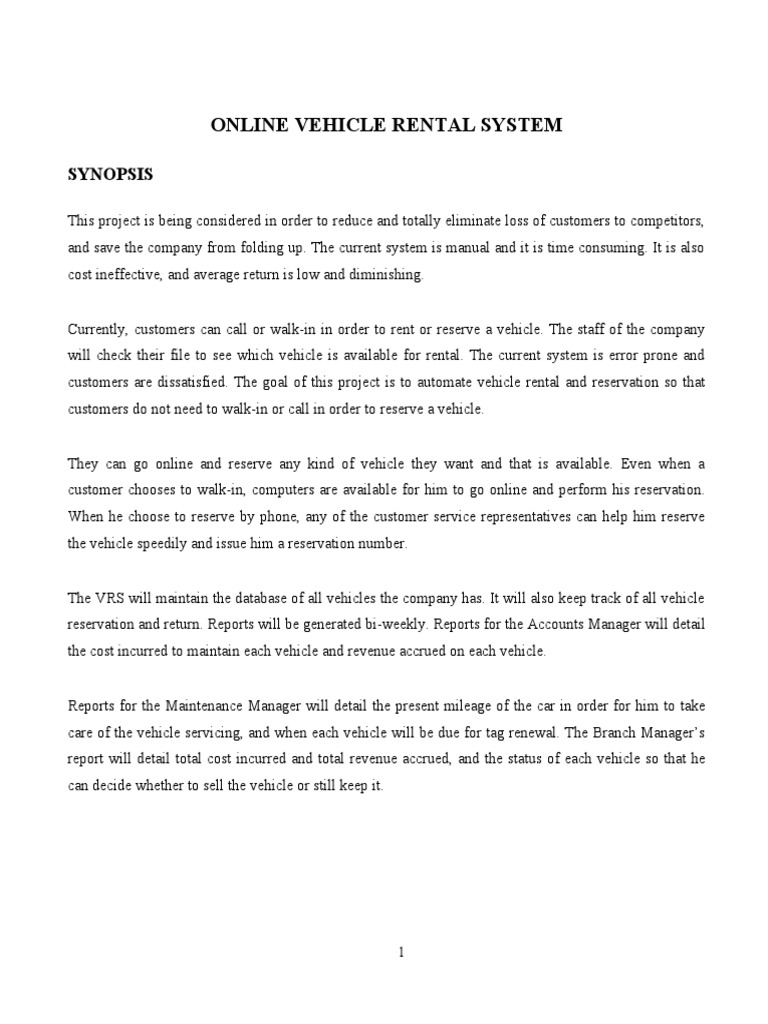 Online Vehicle Rental System | PDF | Php | Html