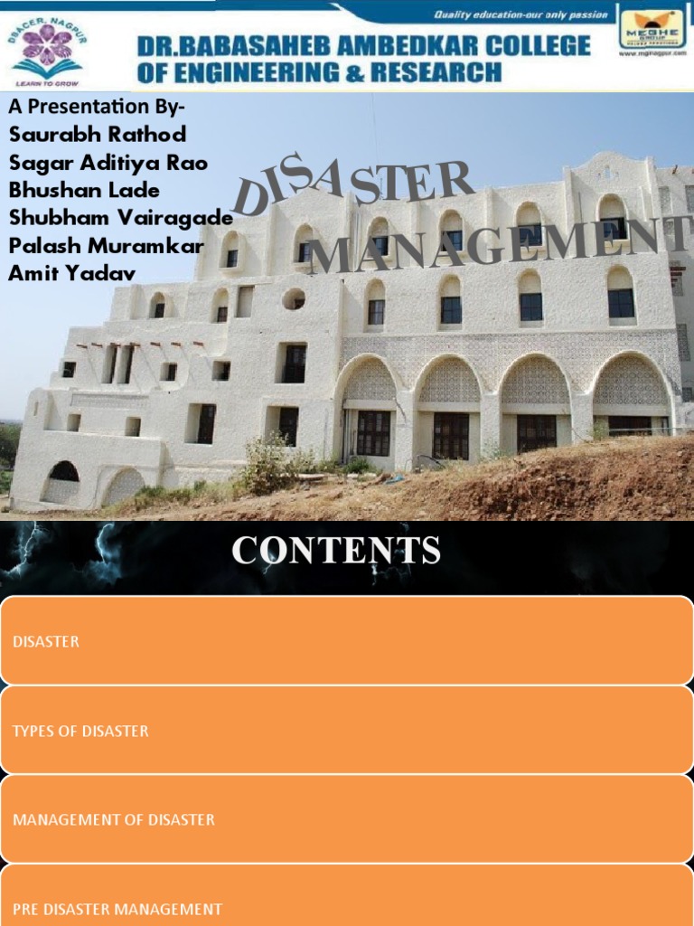Disaster Management | PDF | Flood | Tsunami
