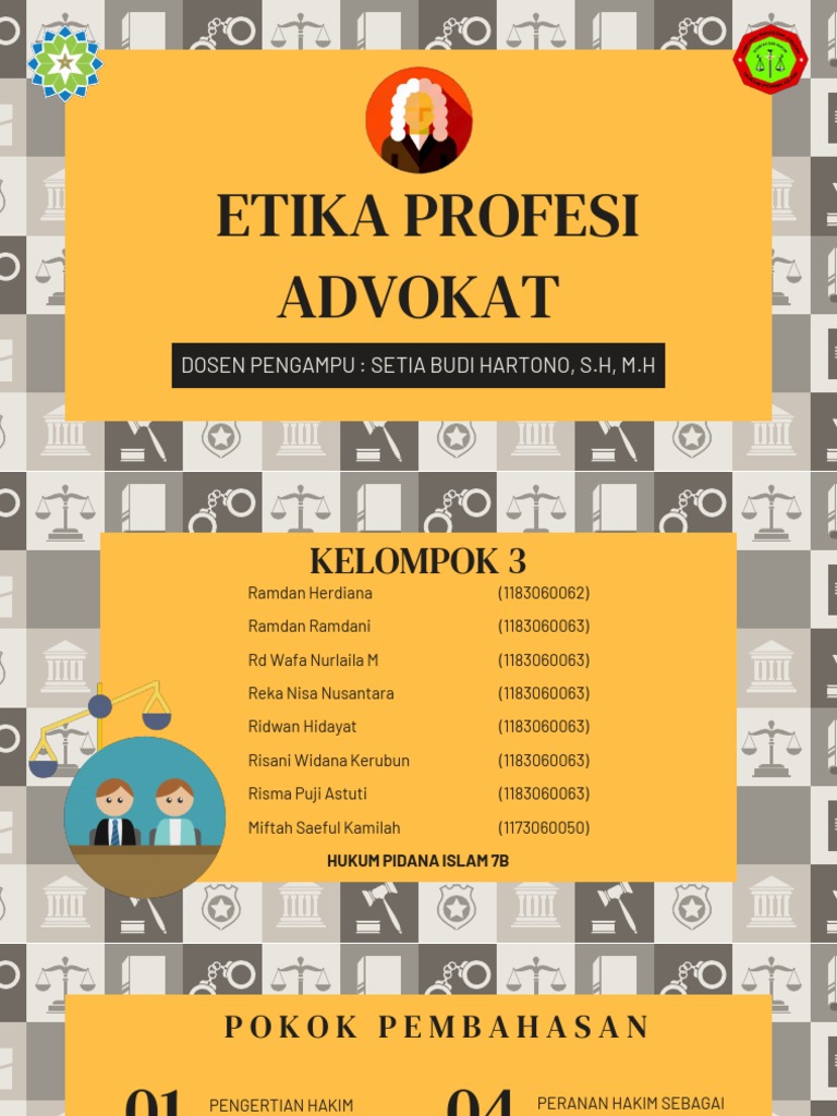 Etika dan Peranan Hakim dalam Hukum | PDF