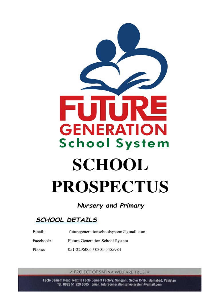 School Prospectus: N Rsery and Primary School Details | PDF ...