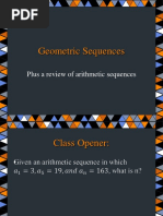1.2 Arithmetic Geometric Fibonacci and Harmonic Sequences | PDF | Analysis | Arithmetic