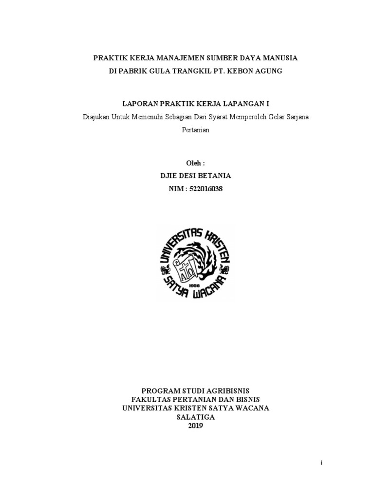 Laporan PKL PG Trangkil | PDF