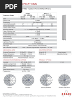 CV3PX310R Datasheet | PDF | Decibel | Antenna (Radio)
