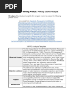 Evaluating Sources Hoover v. FDR | PDF | Great Depression | Franklin D ...