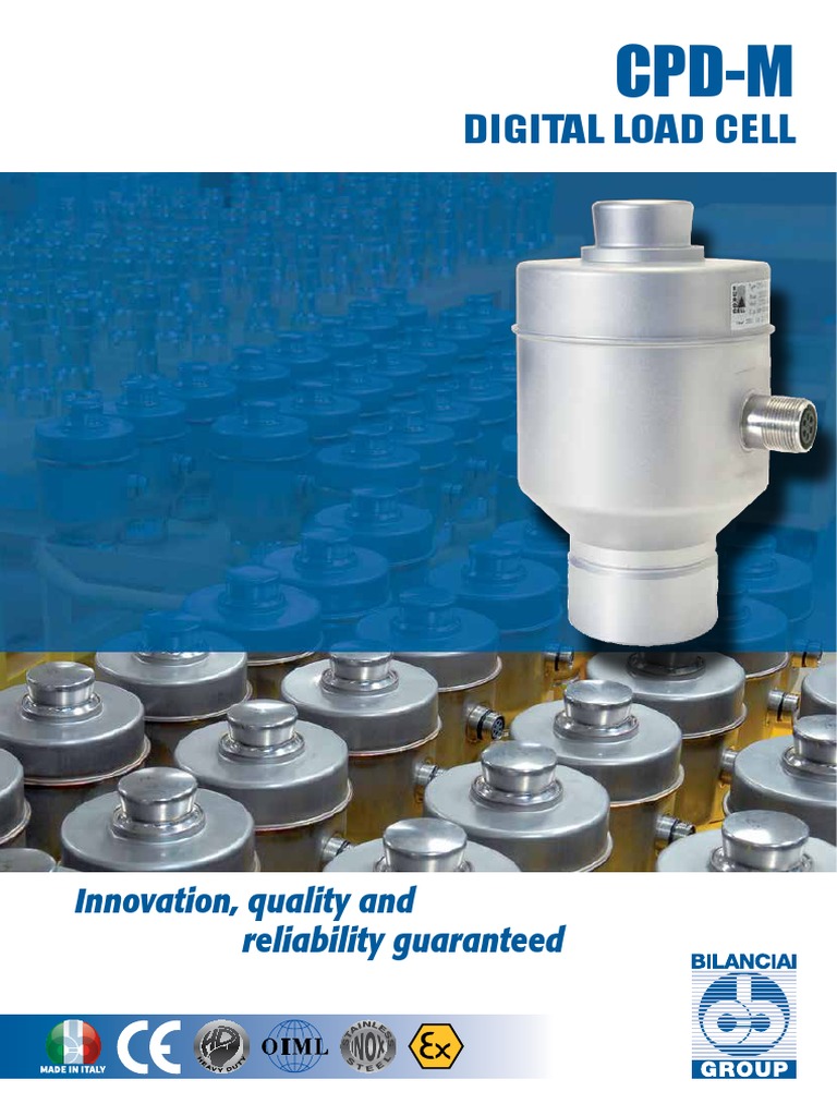 CPD-M: Digital Load Cell | PDF | Electrical Connector | Insulator ...