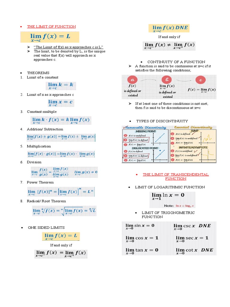 Basic Cal Reviewer | Download Free PDF | Function (Mathematics) | Derivative