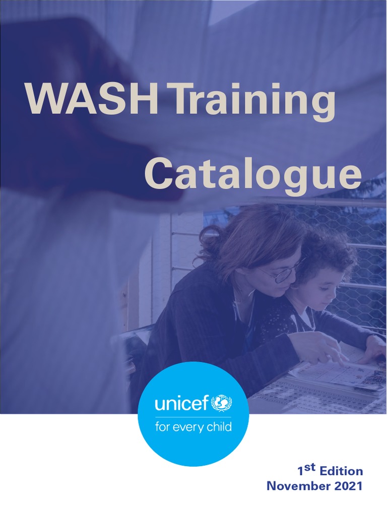 2021 UNICEF WASH Training Catalog | PDF | Wash | Sanitation